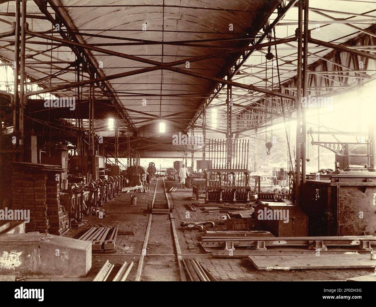 Point, Crossing and Signal Shop - General View Jamalpur Railway ...
