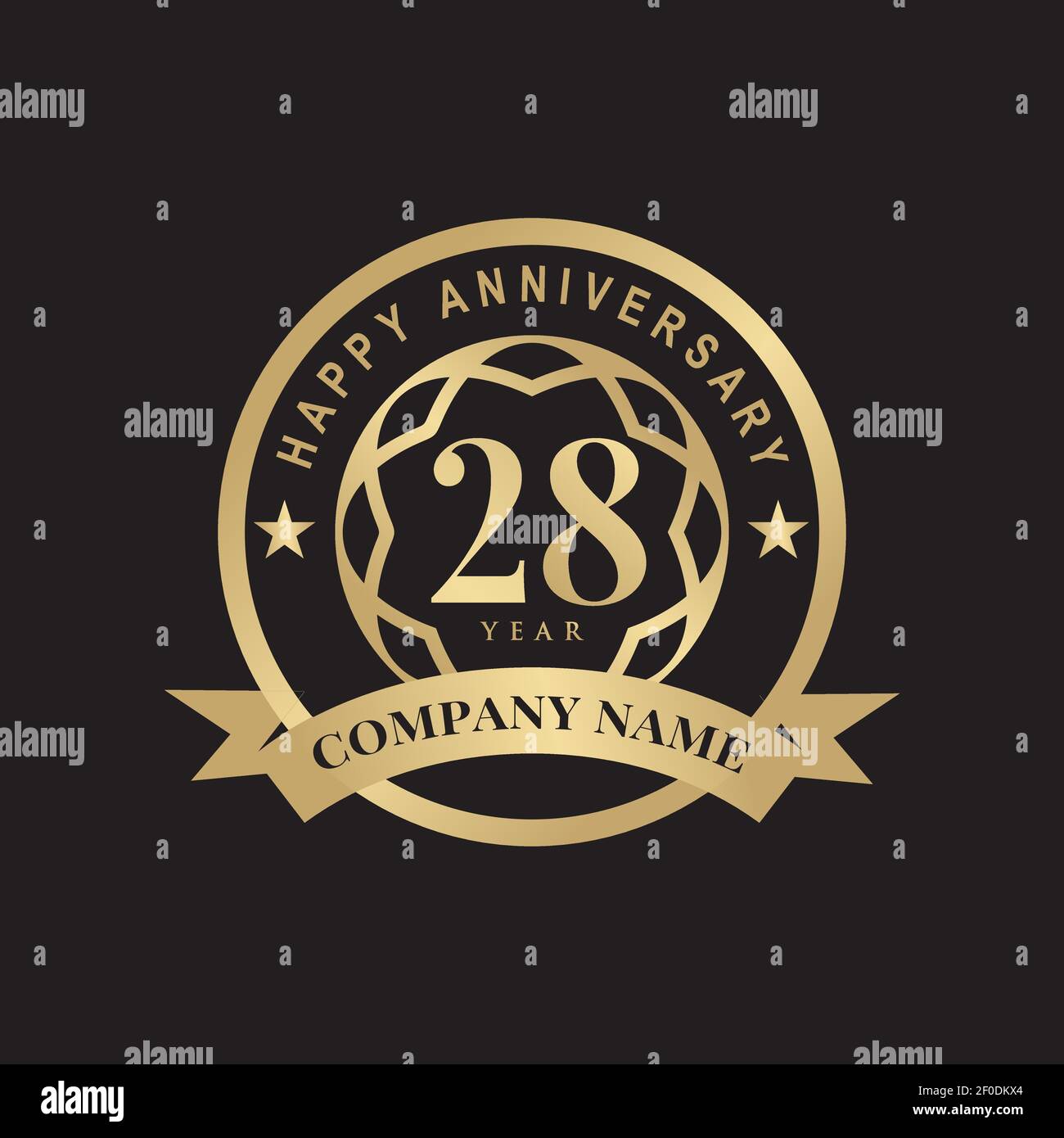 28th year anniversary number hi-res stock photography and images - Alamy