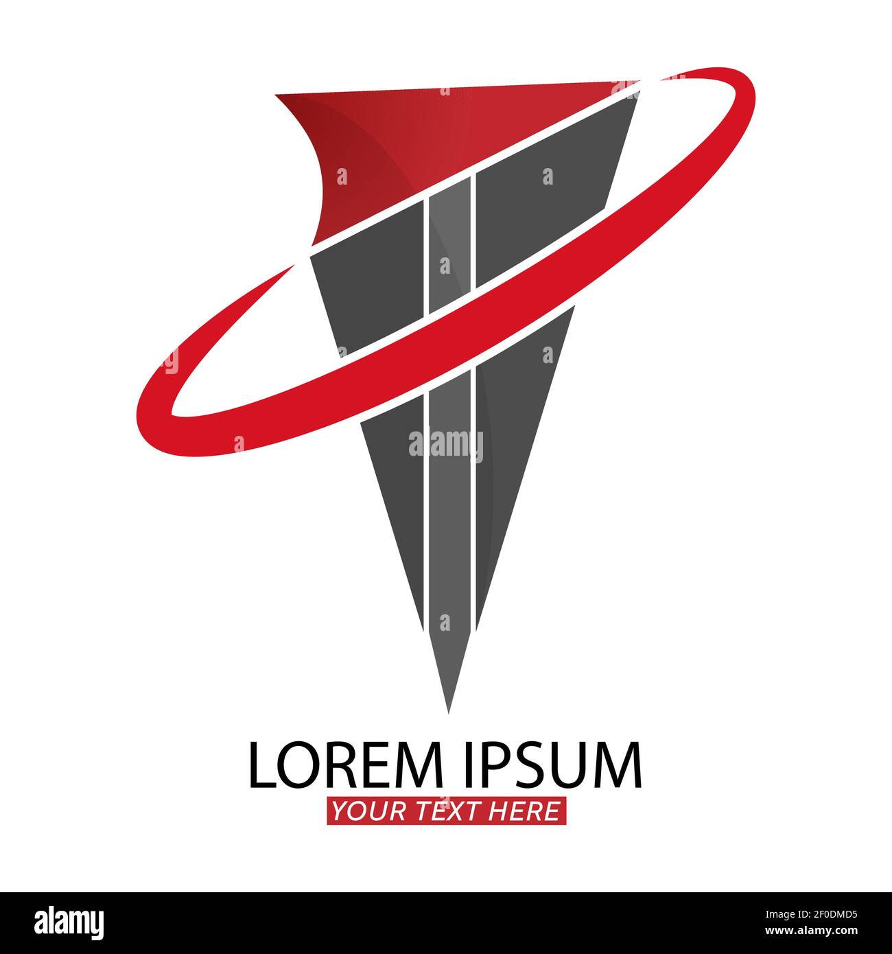 Editable template for a logo, emblem or brand of a company. Simple ...