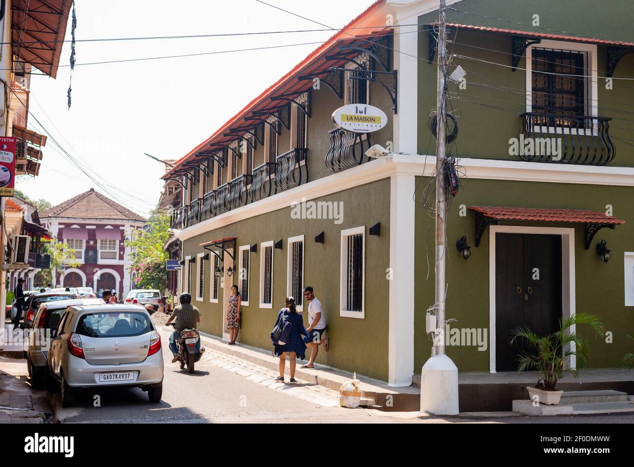 Panaji city street view hi-res stock photography and images - Alamy