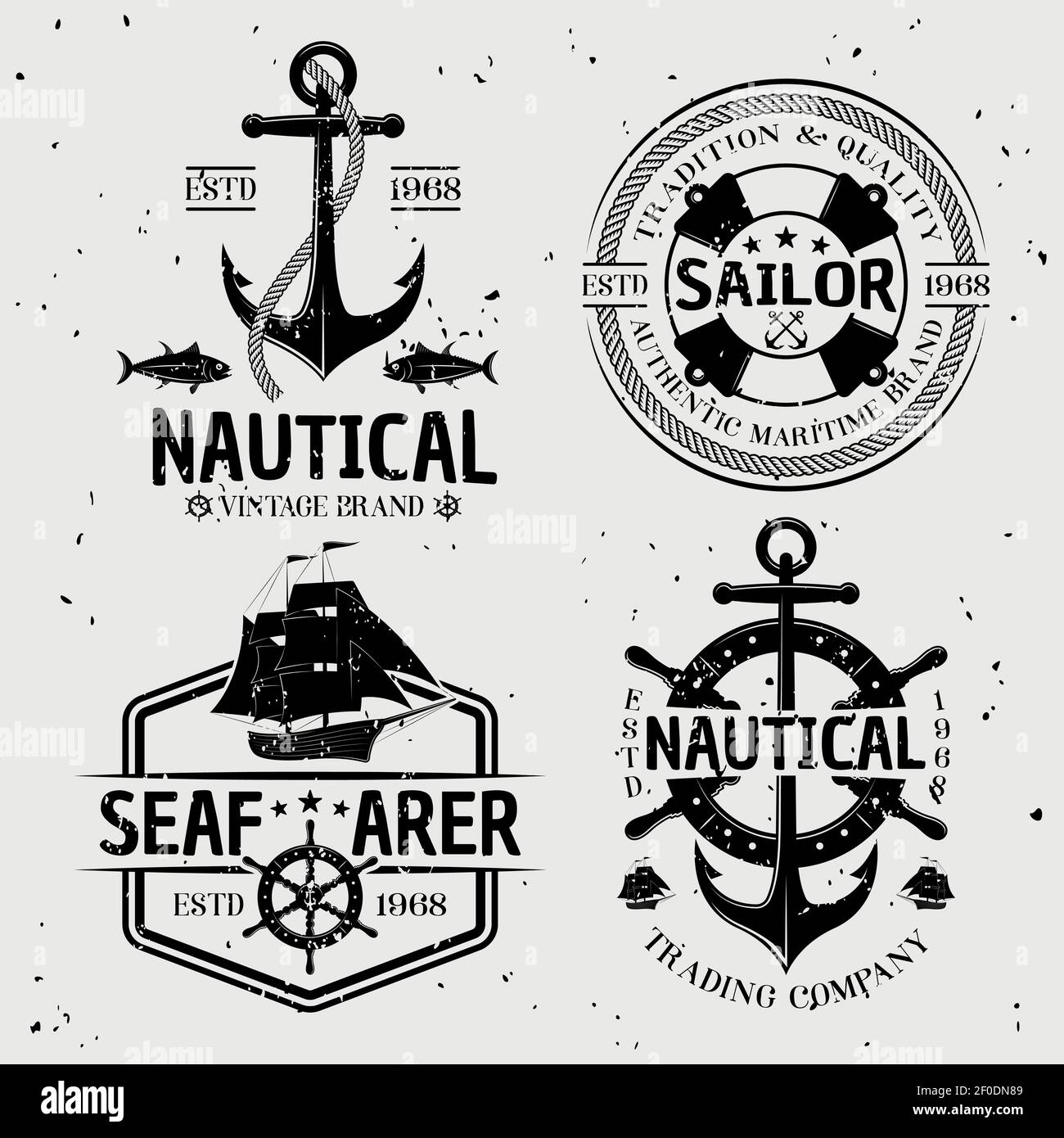 Nautical Logos Symbols