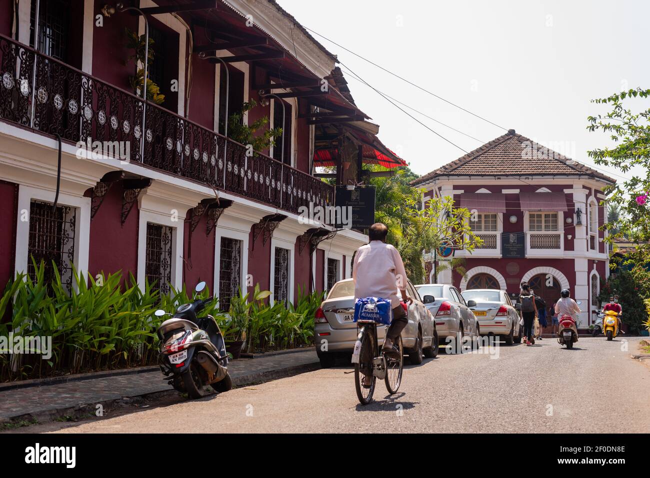 Panaji city street view hi-res stock photography and images - Alamy