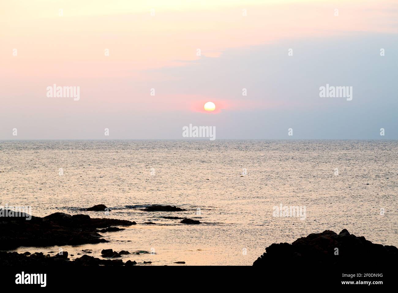 In oman sun falling down Stock Photo - Alamy