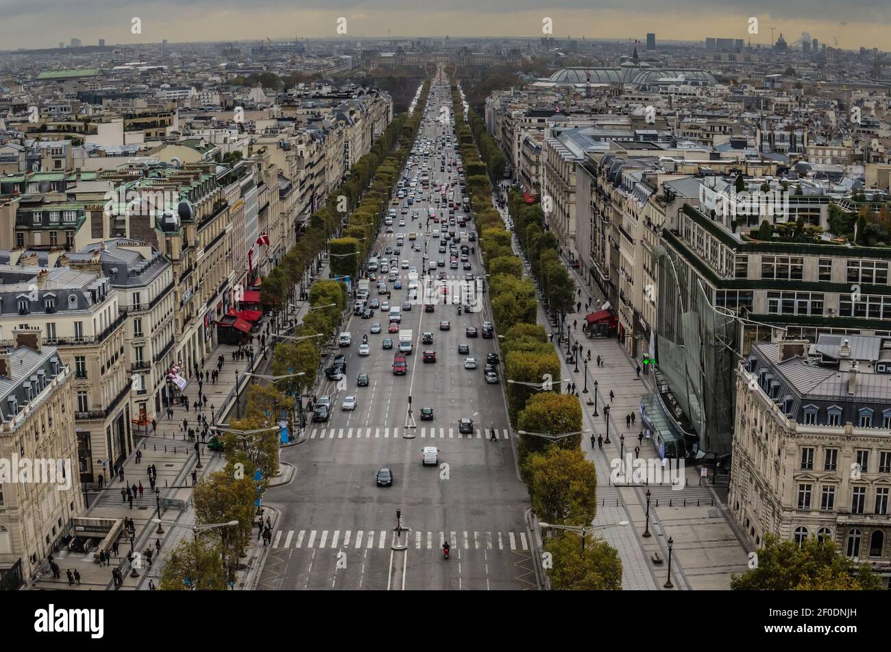 Avenue des Champs-Élysées is a prestigious avenue in Paris, France ...