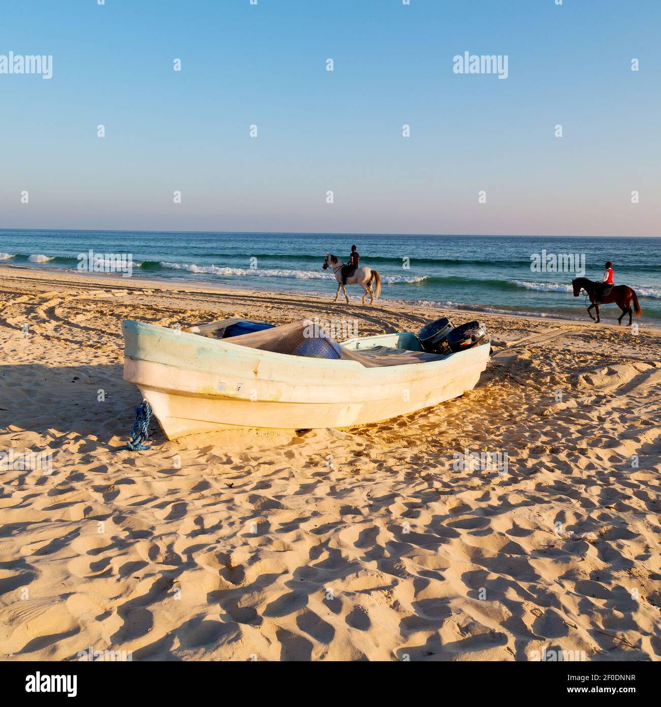 In oman arabic sea sandy beach Stock Photo - Alamy