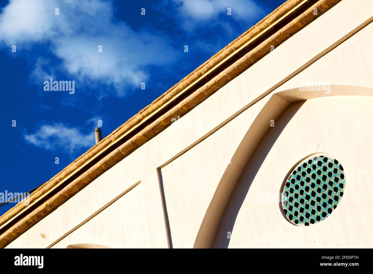 In iran the old architecture window Stock Photo - Alamy