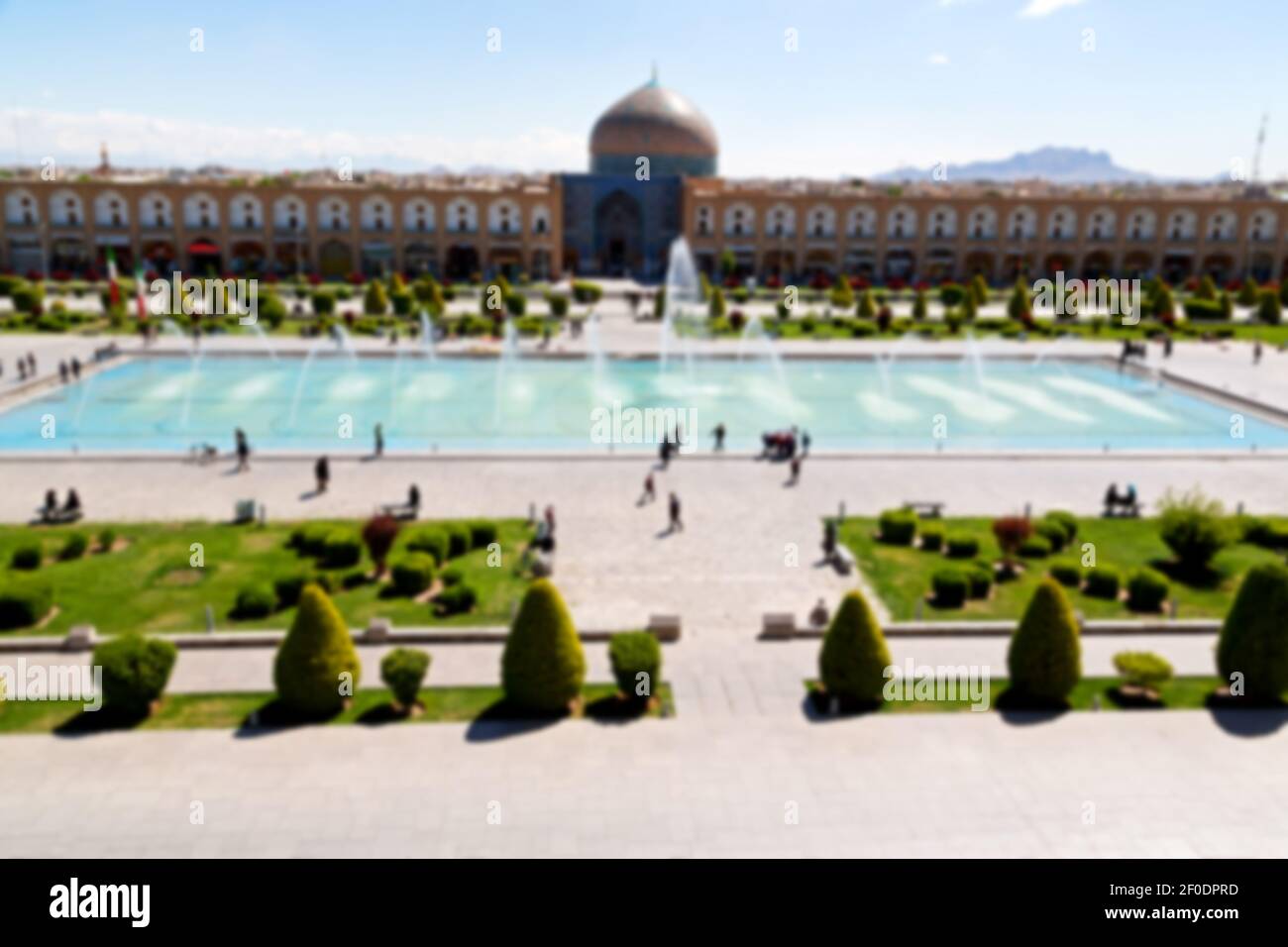 In iran the old square Stock Photo - Alamy