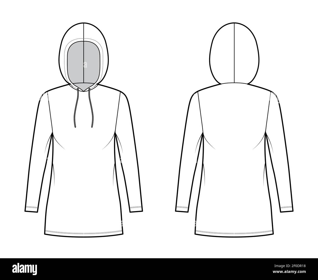Oversized hoodie for men and women Cut Out Stock Images & Pictures - Alamy
