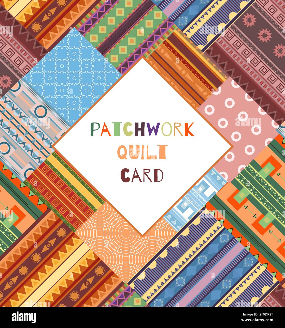 Patchwork cover Stock Vector Images - Alamy