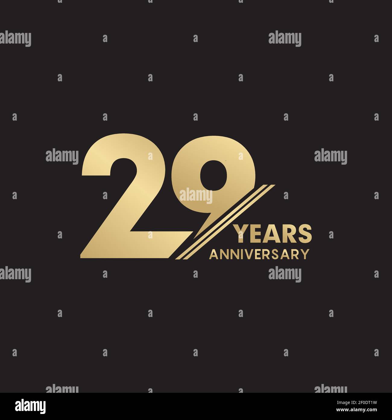 29 birthday logo Stock Vector Images - Alamy