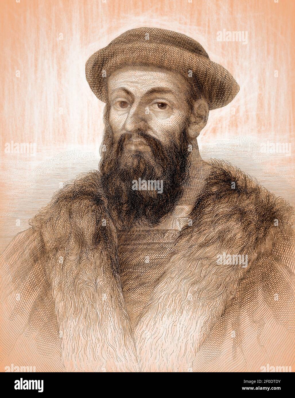 Portuguese navigator Ferdinand Magellan, 16th Century Stock Photo - Alamy