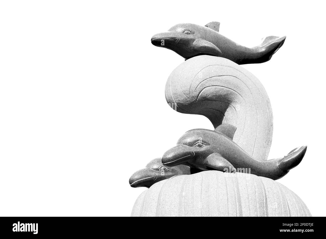 In oman old statue of dolphin Stock Photo - Alamy