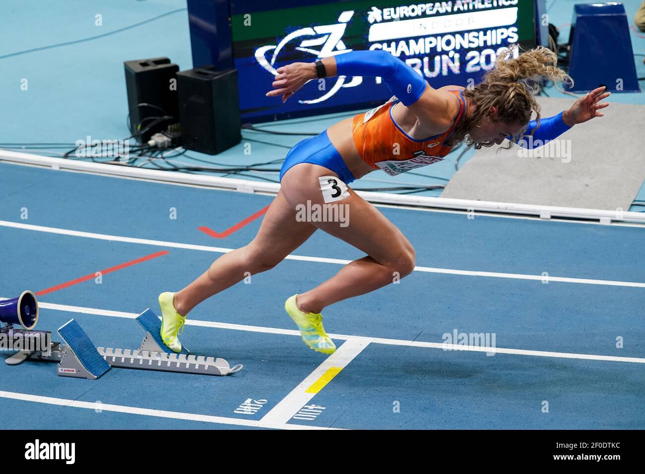 TORUN, POLAND - MARCH 6: Lieke Klaver of The Netherlands competing in ...