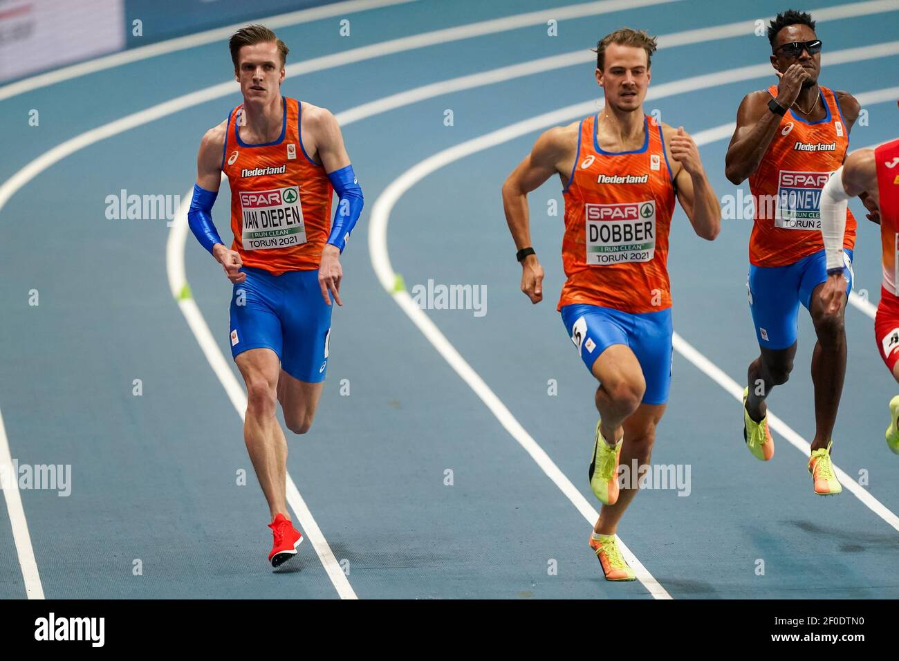 TORUN, POLAND - MARCH 6: Tony van Diepen of The Netherlands, Jochem ...