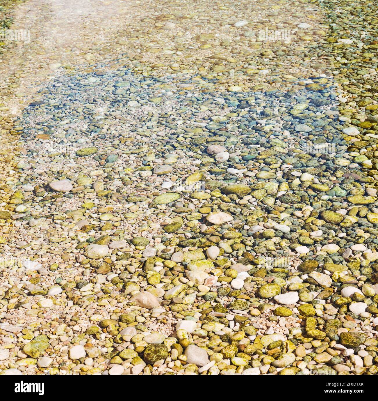 In oman old river and stone Stock Photo - Alamy