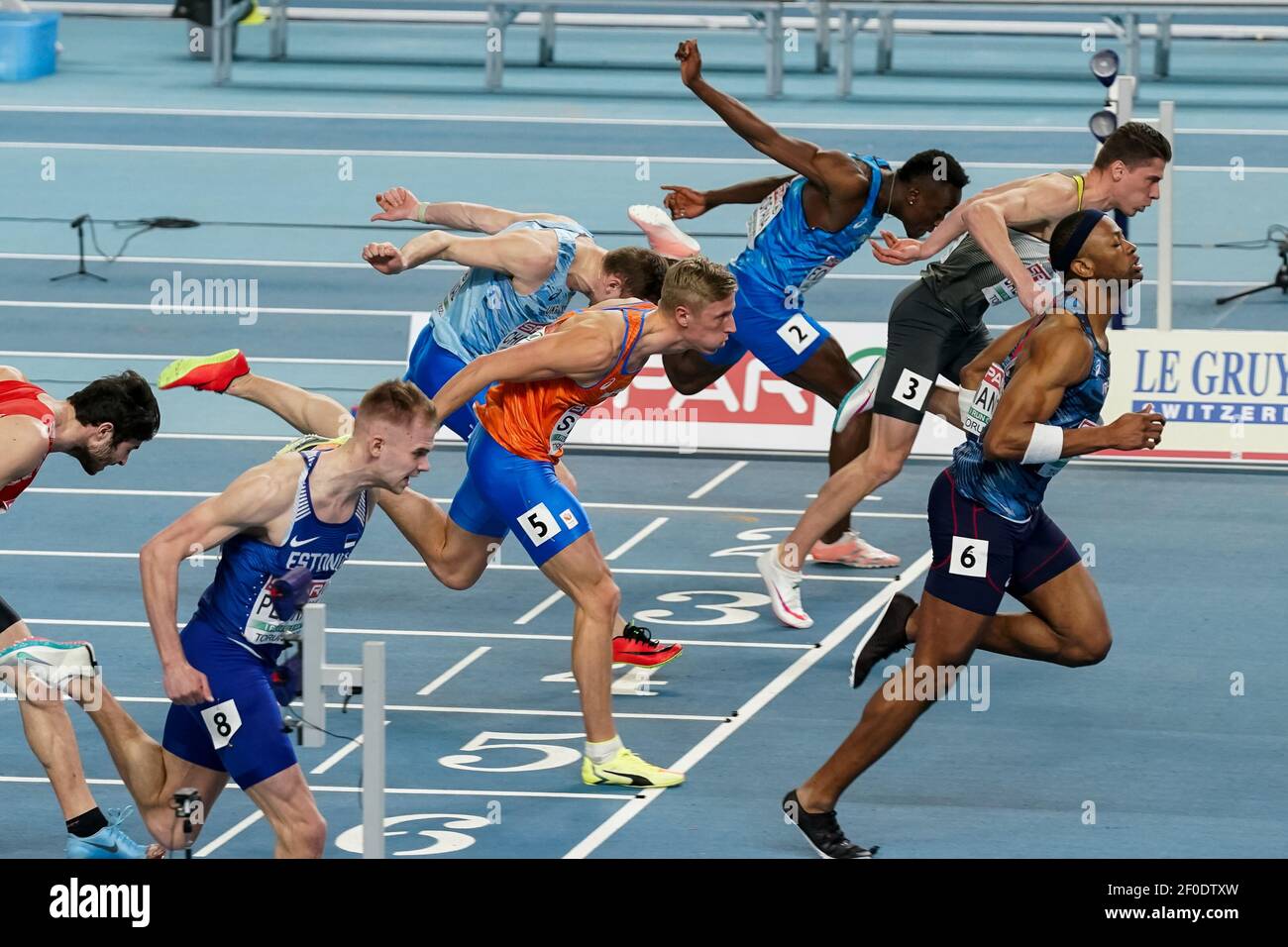 TORUN, POLAND - MARCH 6: Koen Smet of The Netherlands competing in the ...