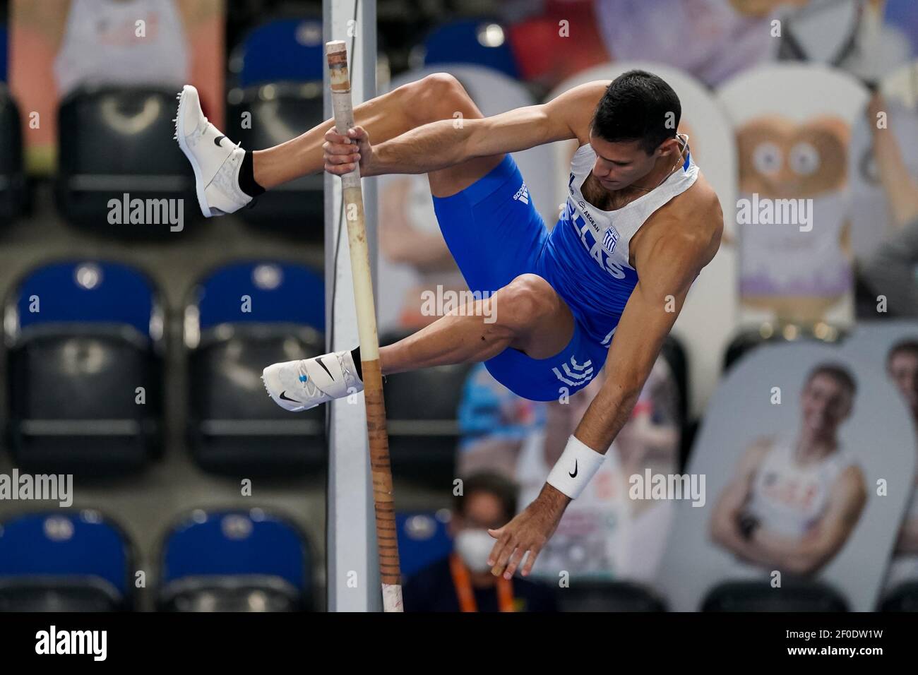 TORUN, POLAND - MARCH 6: Konstadinos Filippidis of Greece competing in ...