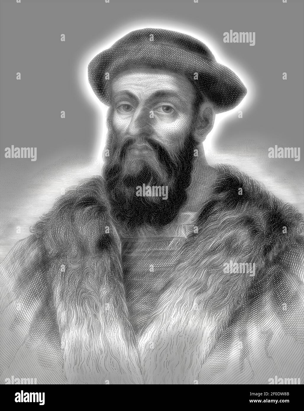 The portuguese navigator ferdinand magellan de magalhaes fernando de ...