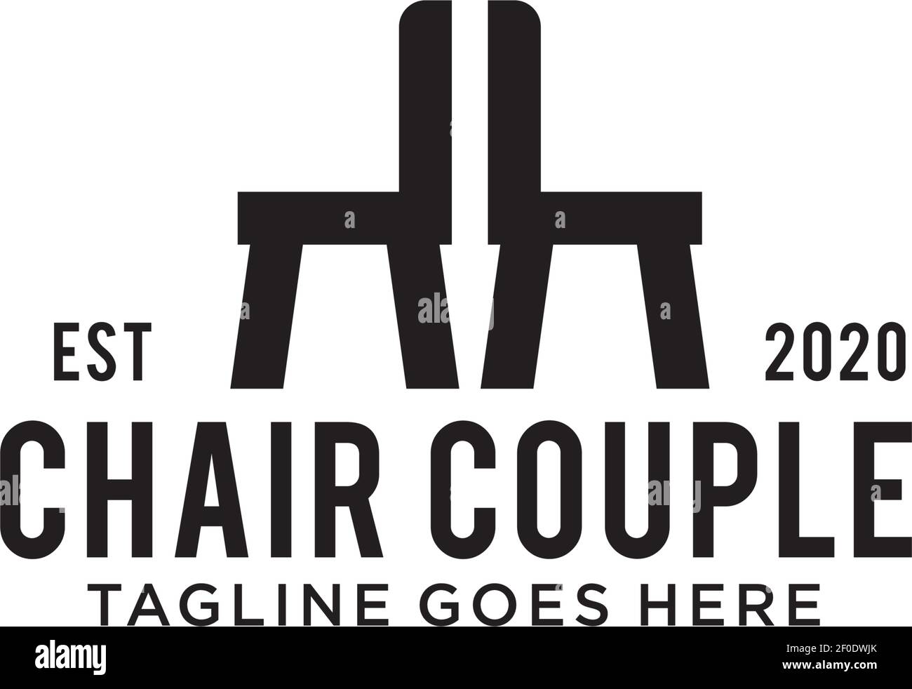 Love chair Stock Vector Images - Alamy