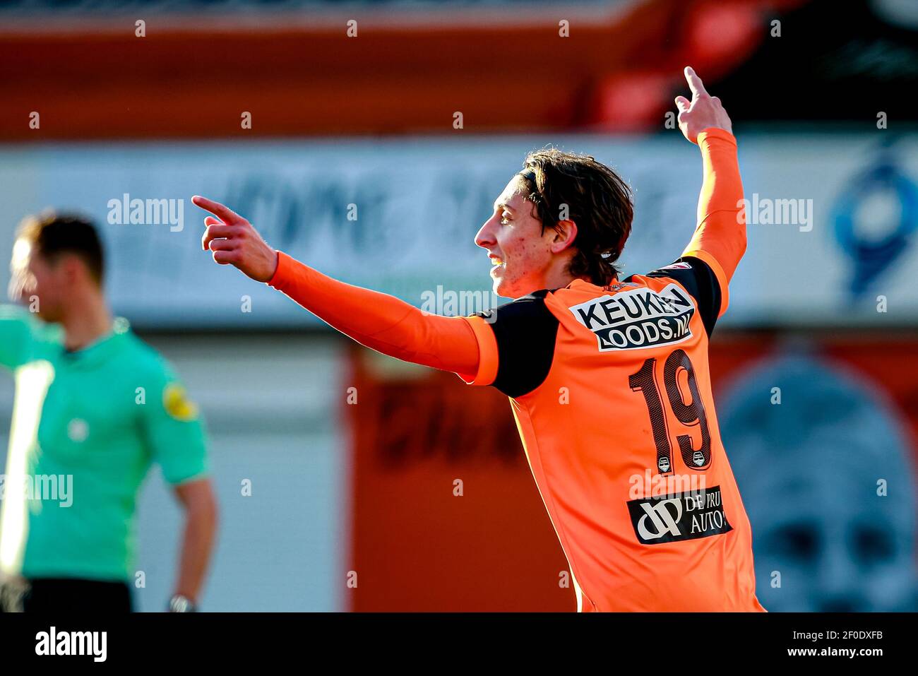 MARCH 6: Samuele Mulattieri of FC Volendam celebrates his score during ...