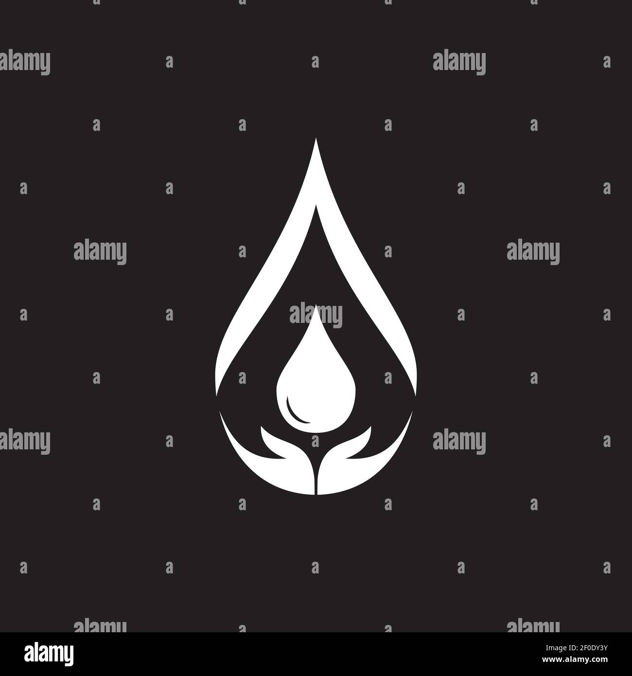 Water purification company logo design template Stock Vector Image ...