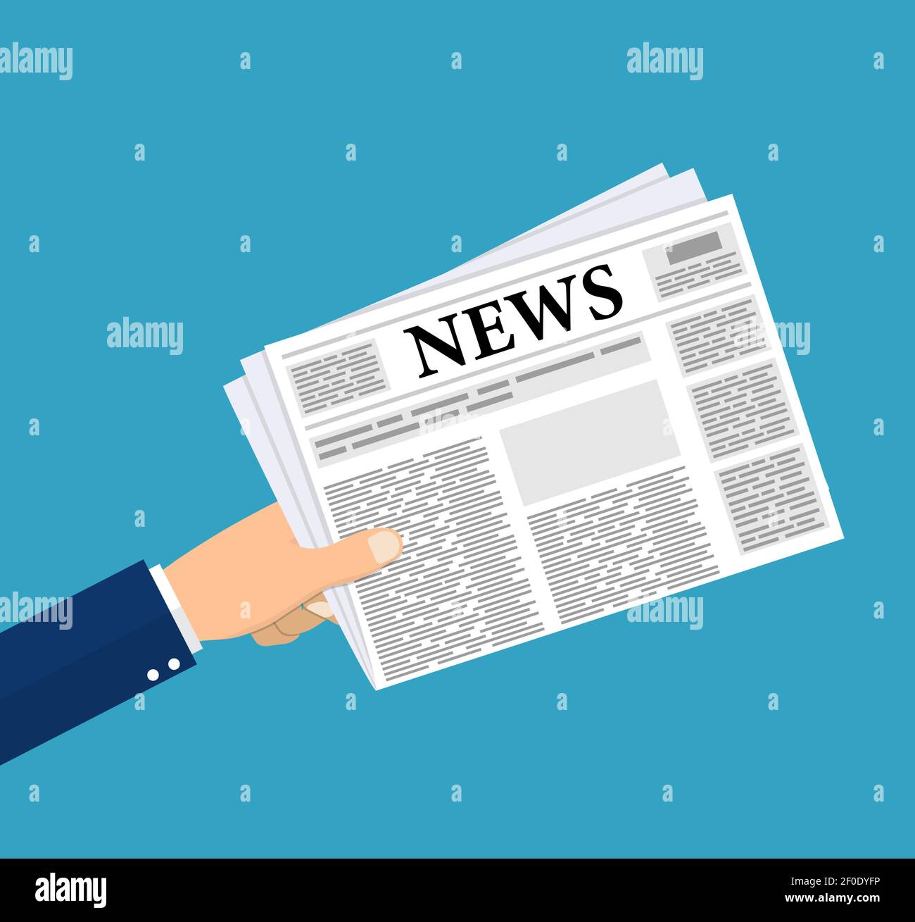 Newspaper background blank Stock Vector Images - Alamy