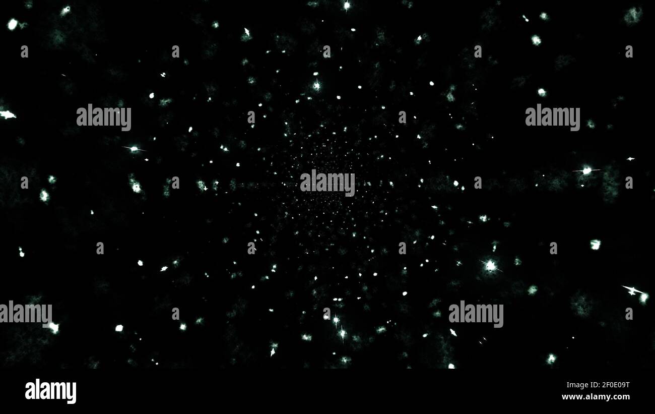 Fractal night sky with shining stars in 3D illustration Stock Photo - Alamy