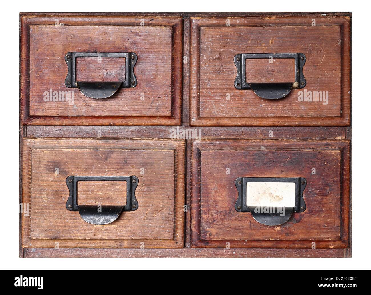 Old, used and damaged wooden drawers isolated on background Stock Photo ...