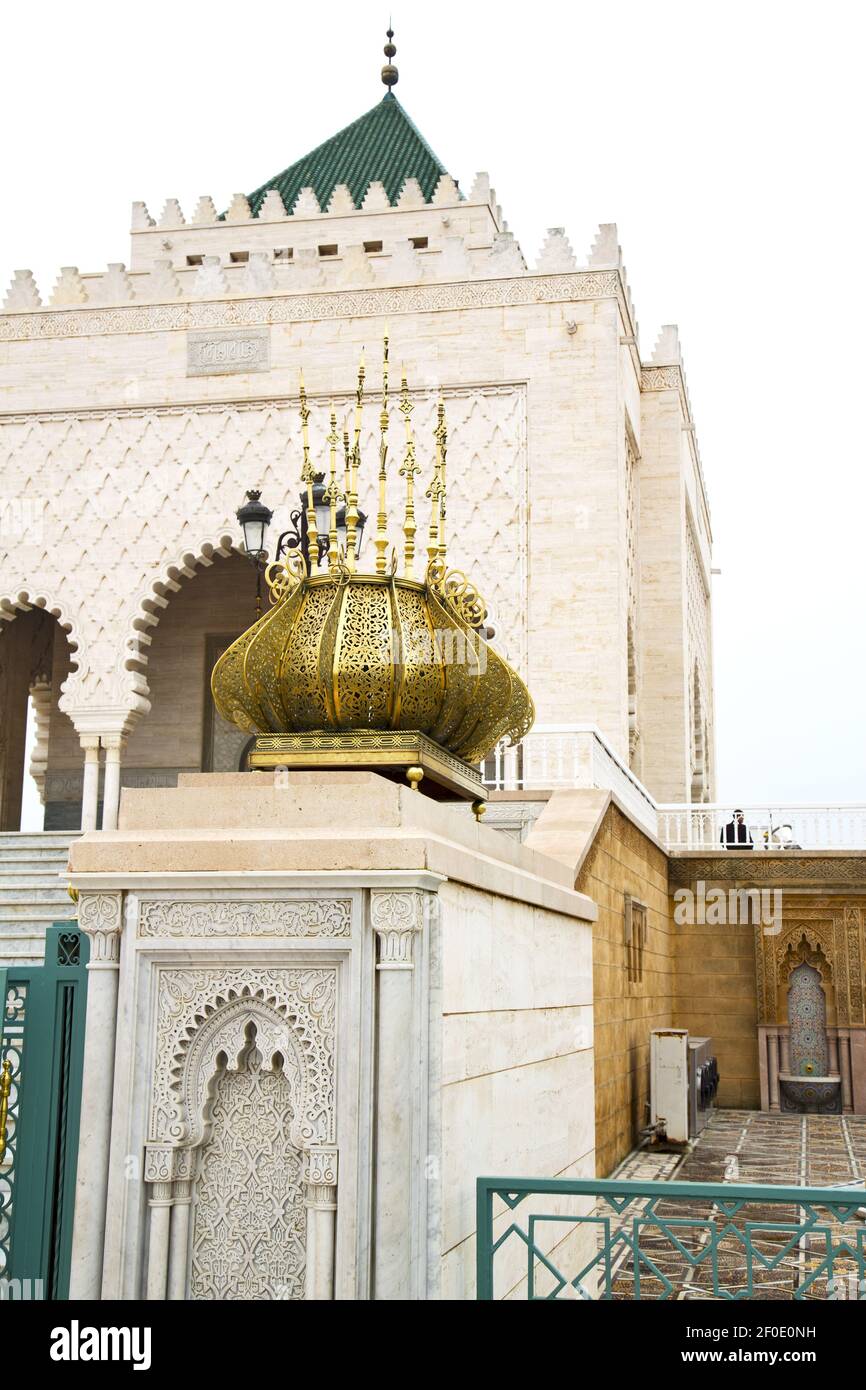 The chellah in morocco africa old roman deteriorated monument and site ...