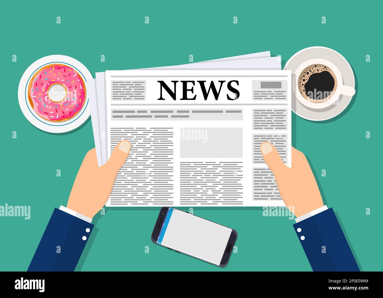 Business man lunch restaurant Stock Vector Images - Alamy