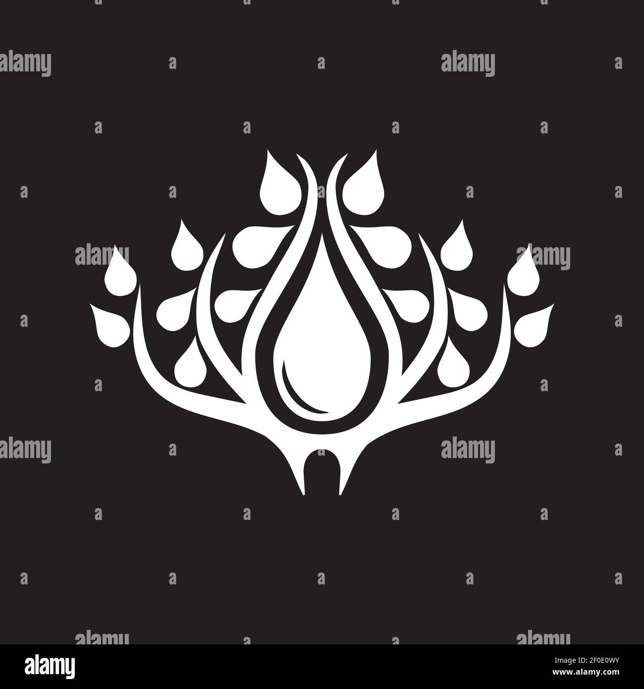 Water purification company logo design template Stock Vector Image ...