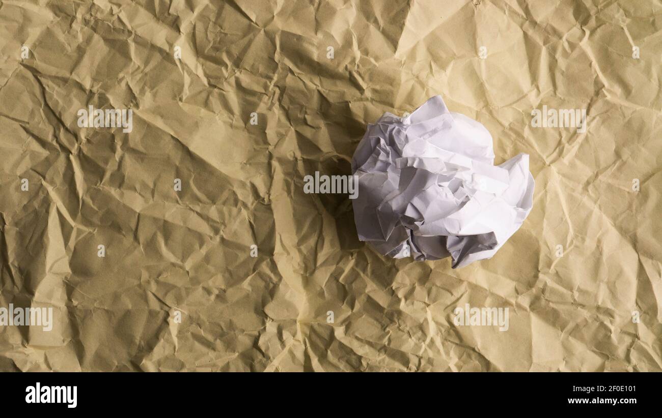 A piece of paper. crumpled background. wrinkled paper great as a ...