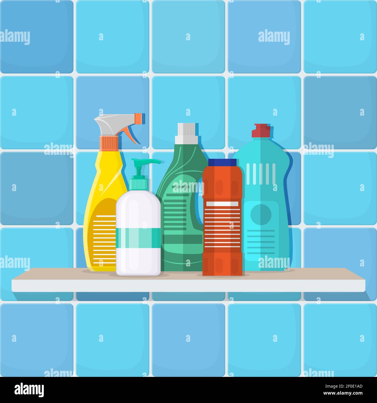 Plastic bottles brush Stock Vector Images - Alamy