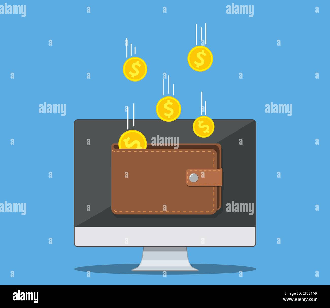 Online income money Stock Vector Image & Art - Alamy