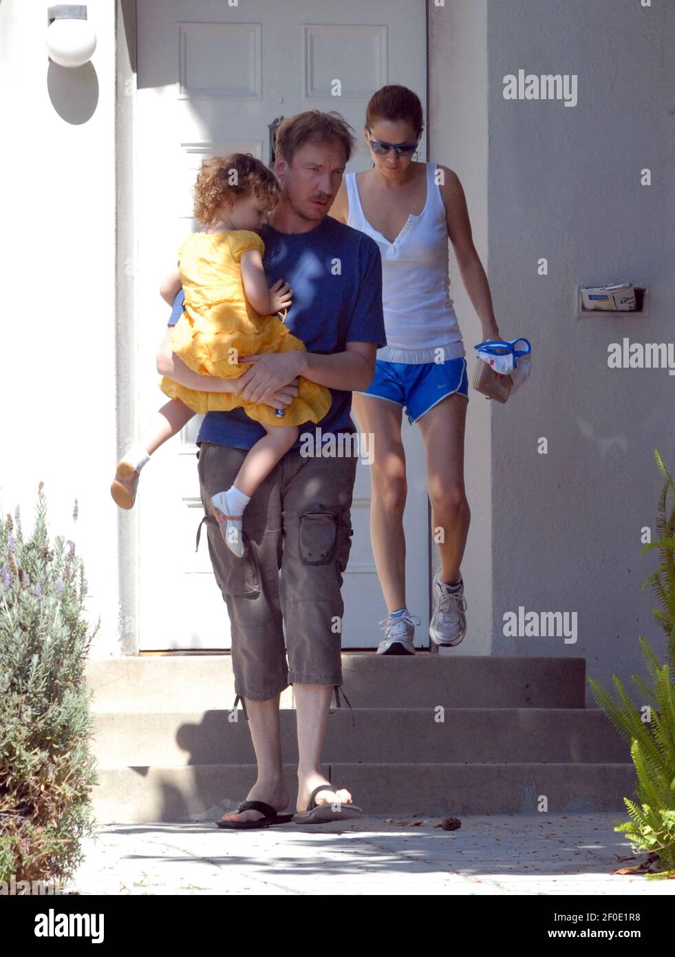 LOS ANGELES: A bra-less Anna Friel the star of USA comedy Pushing ...