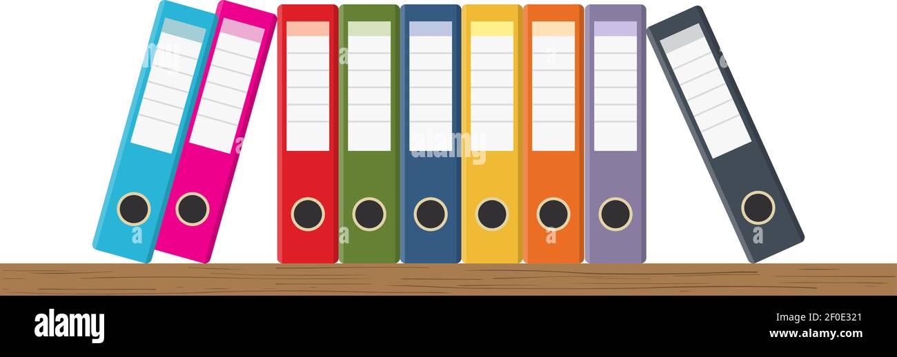 Document Storage Shelves Stock Vector Image & Art - Alamy