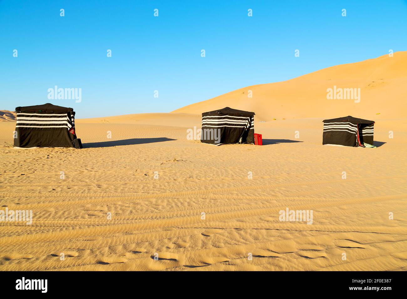 In oman the tent of berber people Stock Photo - Alamy