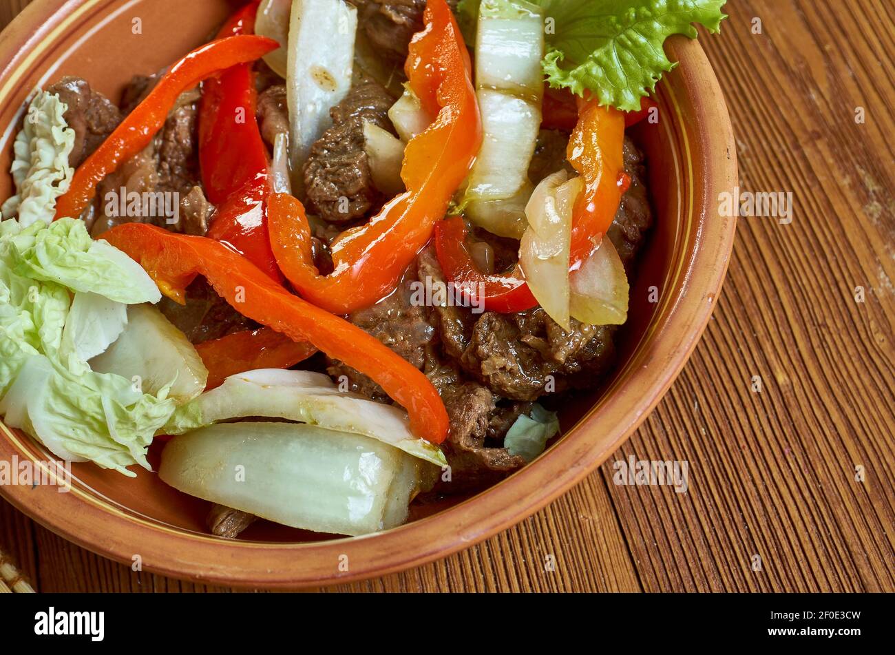 Derek tibs - Ethiopian of meat foods, ither lamb, beef, or goat Stock ...