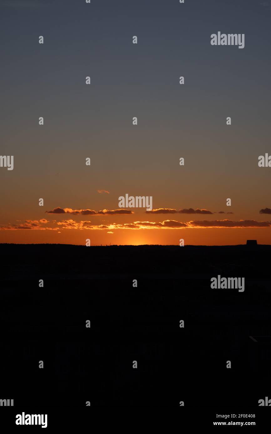 Beautiful dramatic sunset. Colorful dramatic sky with cloud at sunset ...