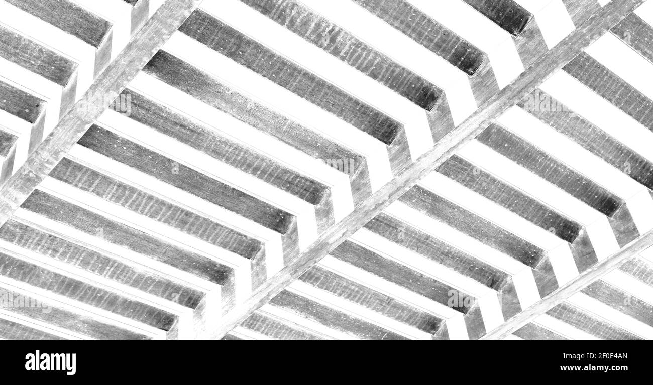 Wooden beams on new Black and White Stock Photos & Images - Alamy