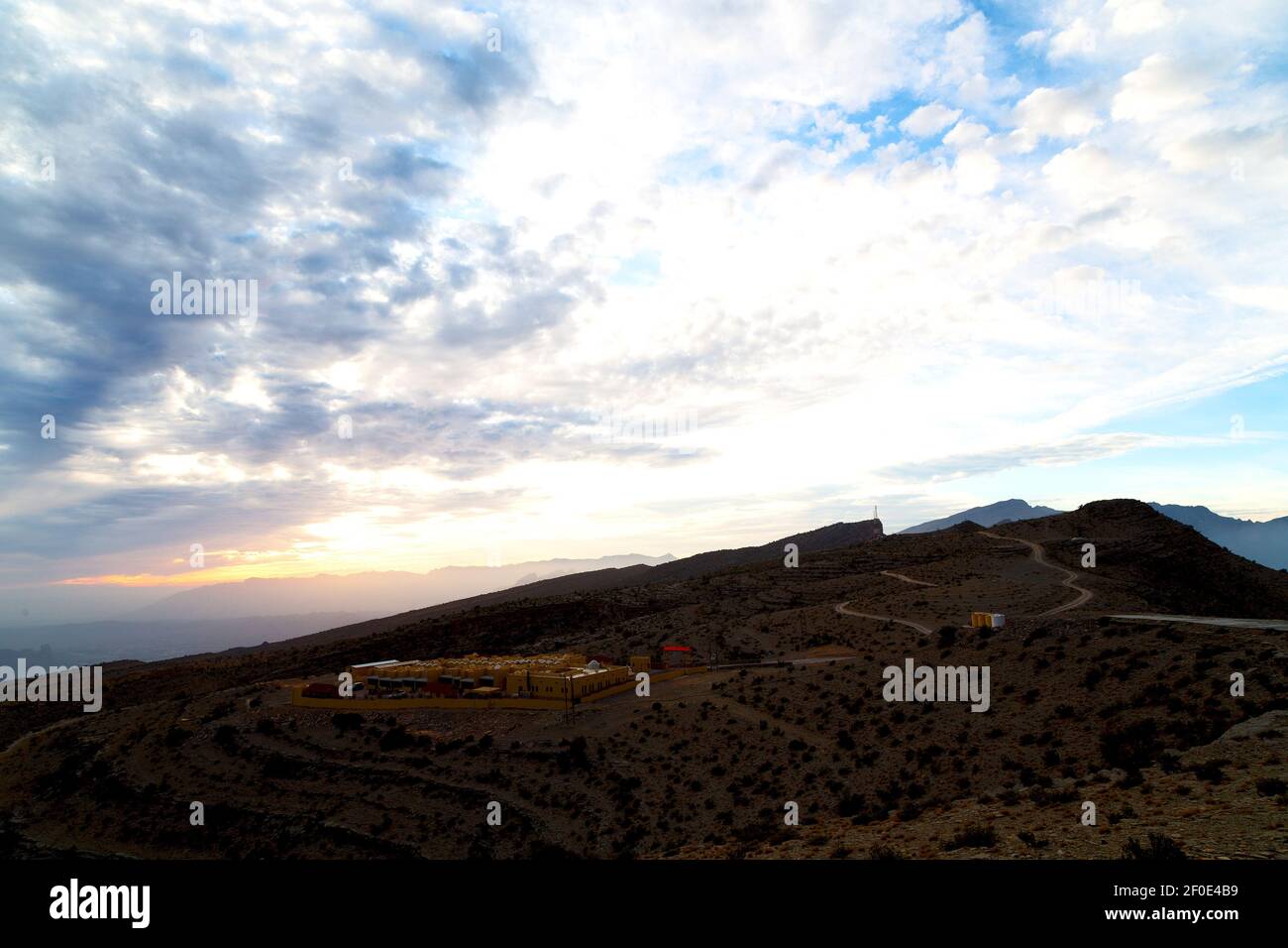 In oman sun falling down Stock Photo - Alamy