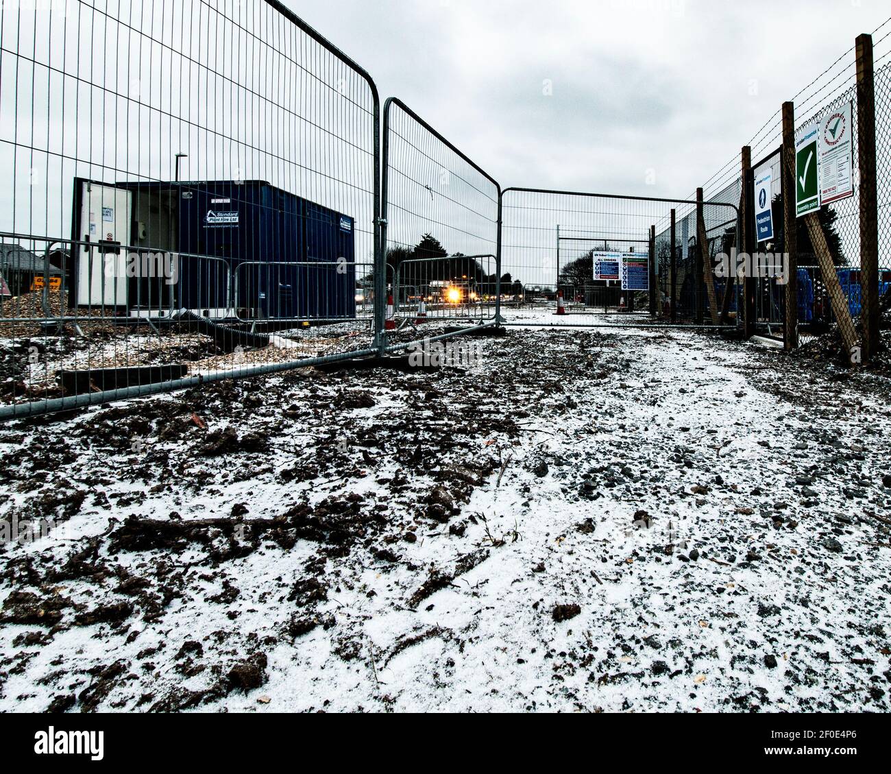 Construction of the new dual carriageway on the A259 near Angmering ...
