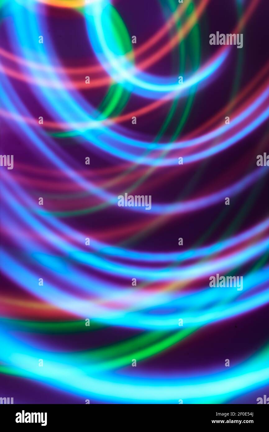 abstract soft motion light in the dark Stock Photo - Alamy