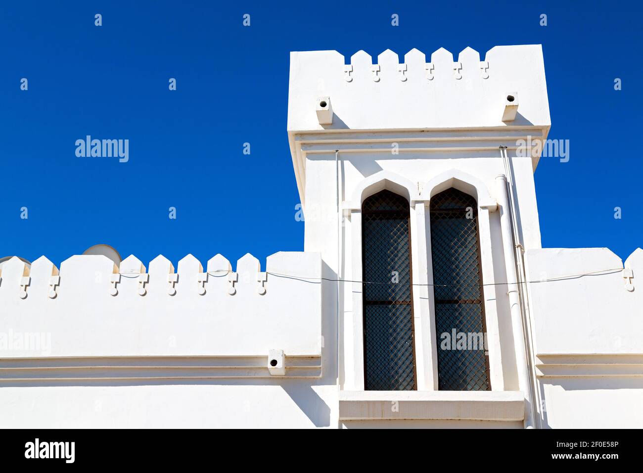 In oman new house brick building Stock Photo - Alamy