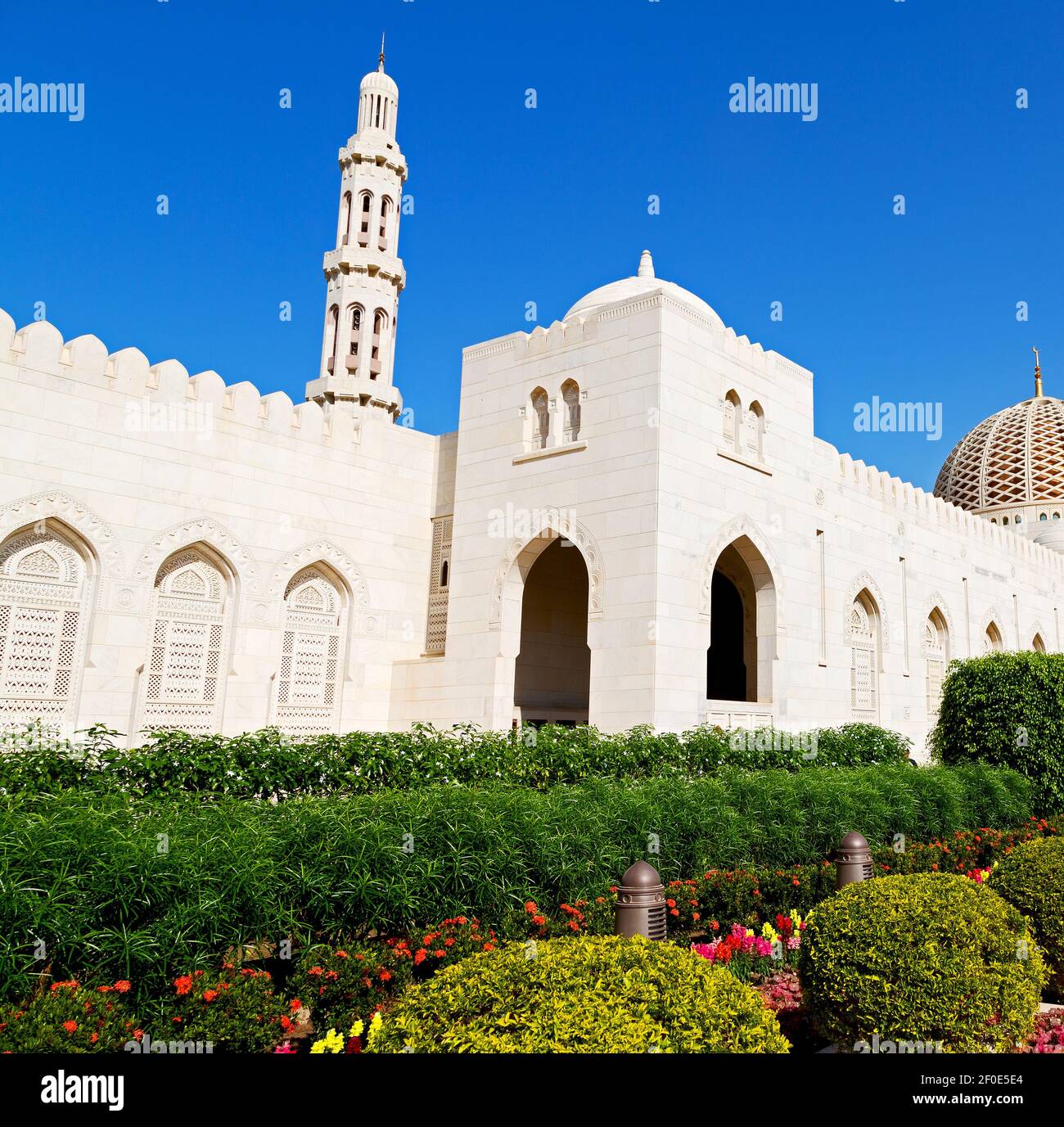 In oman muscat the old mosque Stock Photo - Alamy