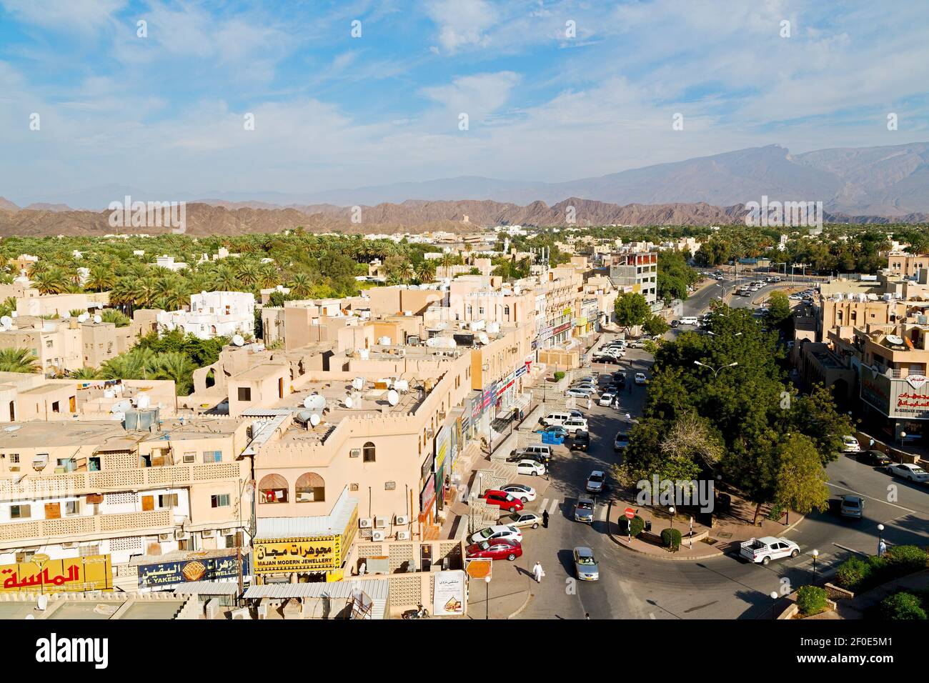 In oman new house brick building Stock Photo - Alamy