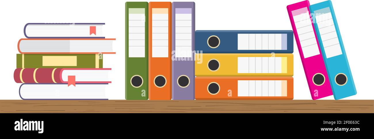 Document Storage Shelves Stock Vector Image & Art - Alamy