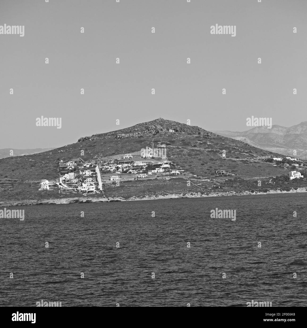 Old history in cyclades island harbor and boat santorini naksos europe ...