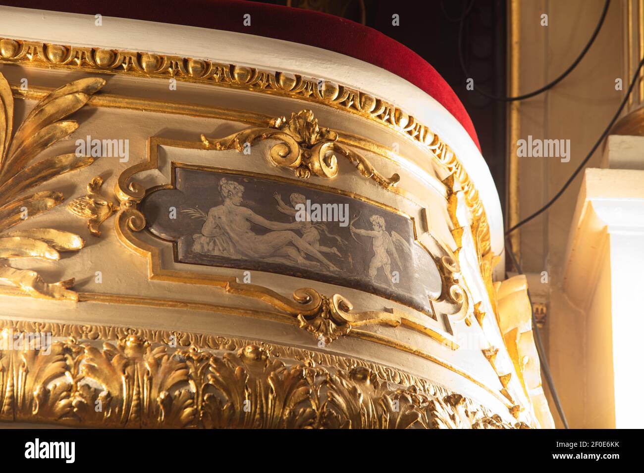 Lviv, Ukraine - March 6, 2021: Lviv opera house interior Stock Photo ...