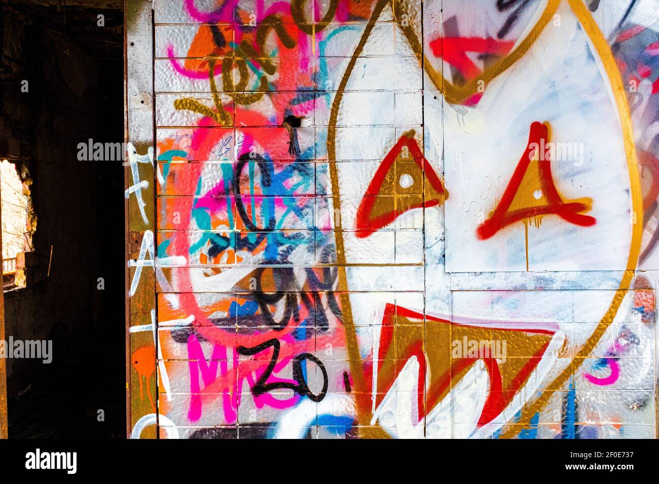 Berlin, Germany. Graffiti & Urban Street Art Mural at the former ...